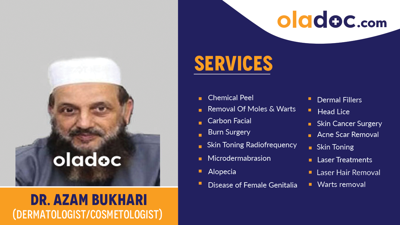 Prof. Dr. Azam Bukhari - Dermatologist at The Derma Clinic | oladoc.com