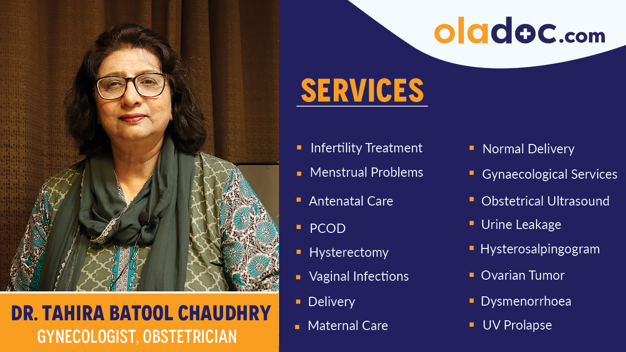 Dr. Tahira Batool Chaudhry - Gynecologist at Shahida Khaliq Hospital ...