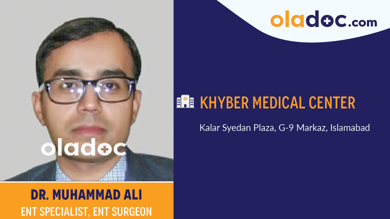 Dr. Muhammad Ali - ENT Specialist at Khyber Medical Center | oladoc.com