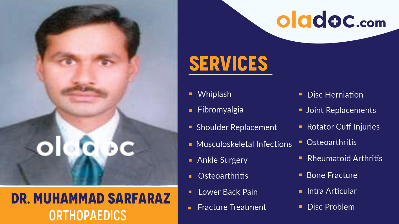 Dr. Muhammad Sarfaraz - Orthopedic Surgeon at GSR Diagnotics and ...
