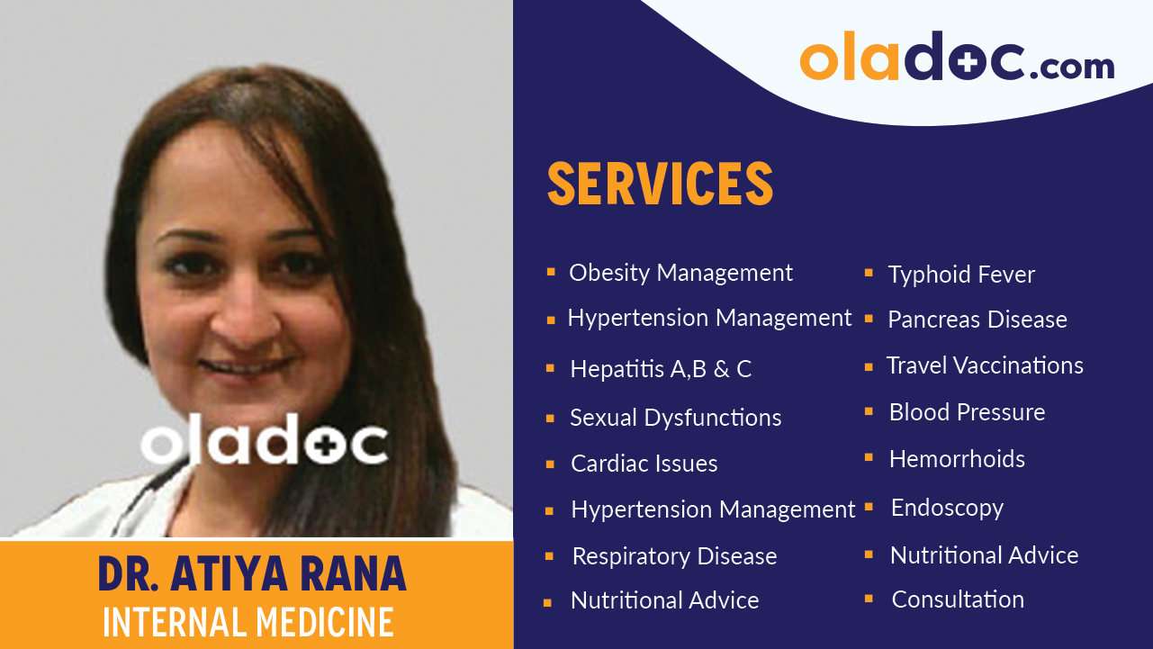 Dr. Atiya Rana - Internal Medicine Specialist at Integrated Medical ...