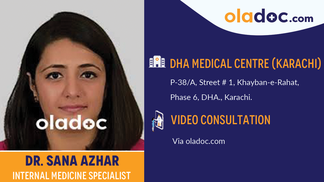 Dr. Sana Azhar - Internal Medicine Specialist at DHA Medical Centre ...