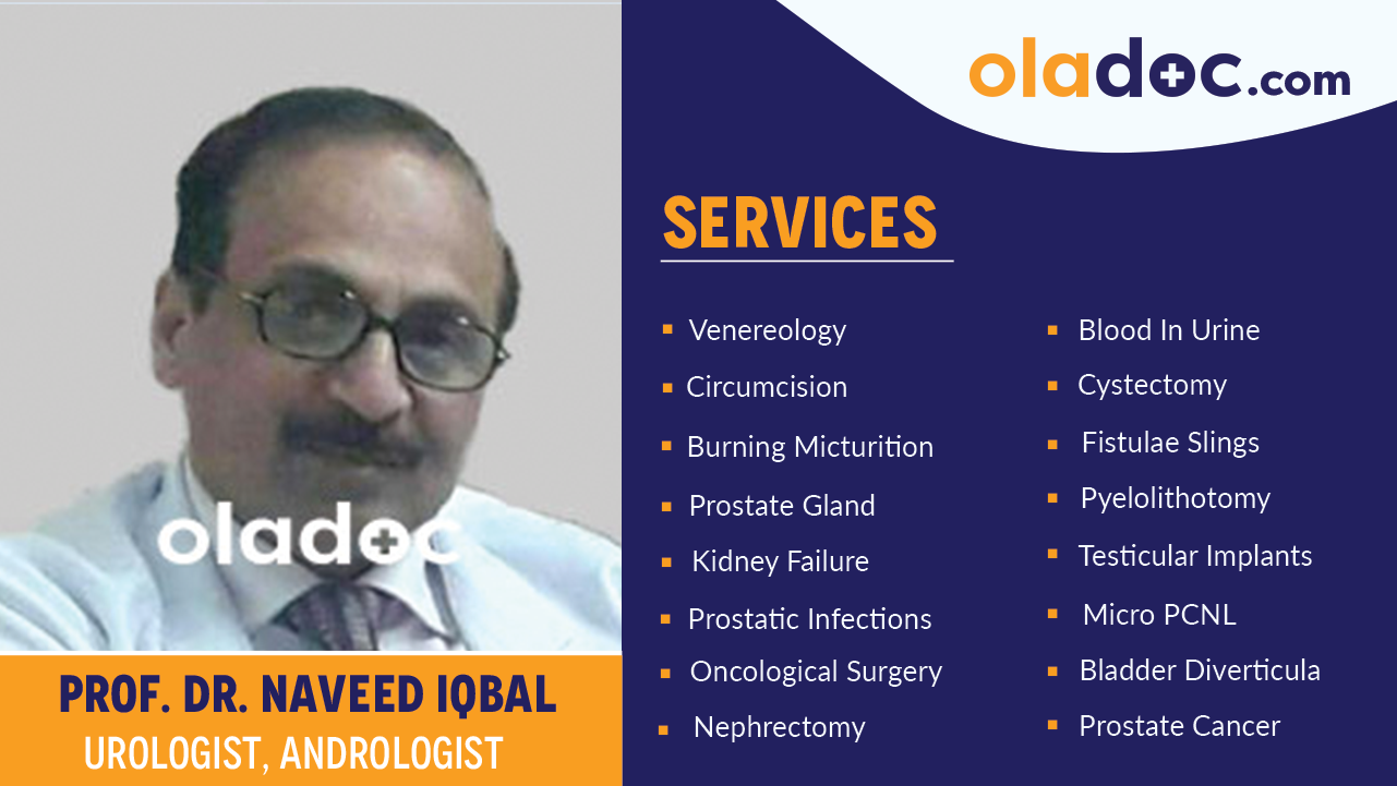Prof. Dr. Naveed Iqbal - Urologist at Faisal Hospital (Lahore) | oladoc.com