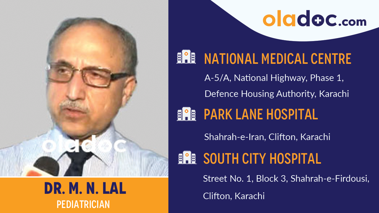 Dr. M. N. Lal - Pediatrician at South City Hospital | oladoc.com