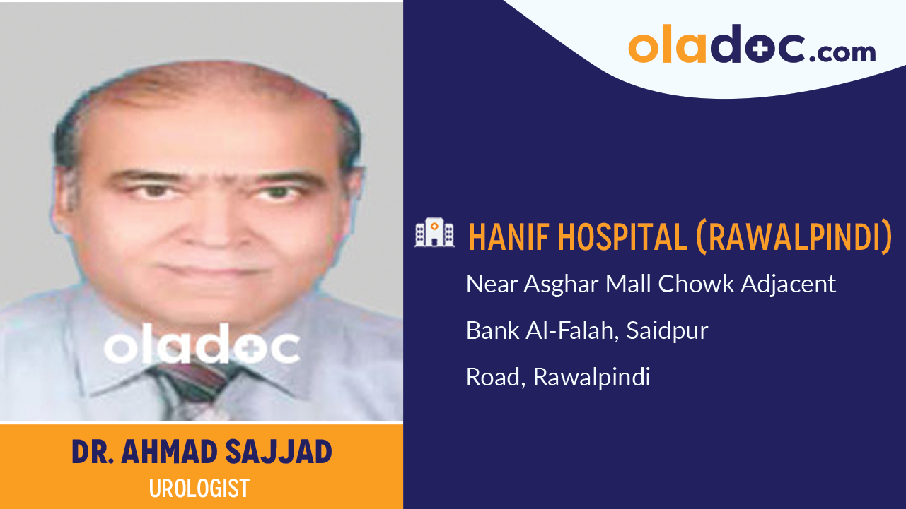 Dr. Ahmad Sajjad - Urologist at Islamabad Specialists Clinic (F-8 ...