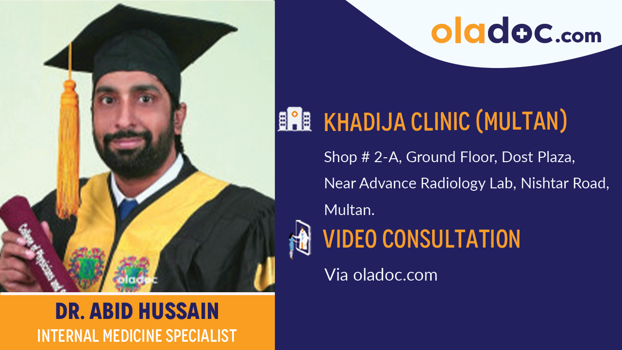 Asst. Prof. Dr. Abid Hussain - Internal Medicine Specialist at Khadija ...