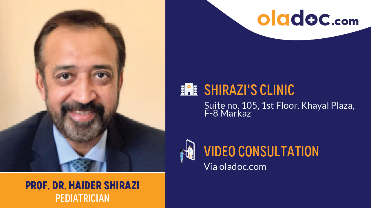 Prof. Dr. Haider Shirazi - Pediatrician at Shirazi's Clinic | oladoc.com