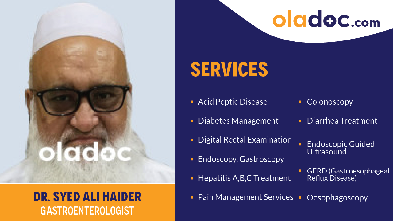 Dr. Syed Ali Haider - Internal Medicine Specialist at Karachi Medical ...