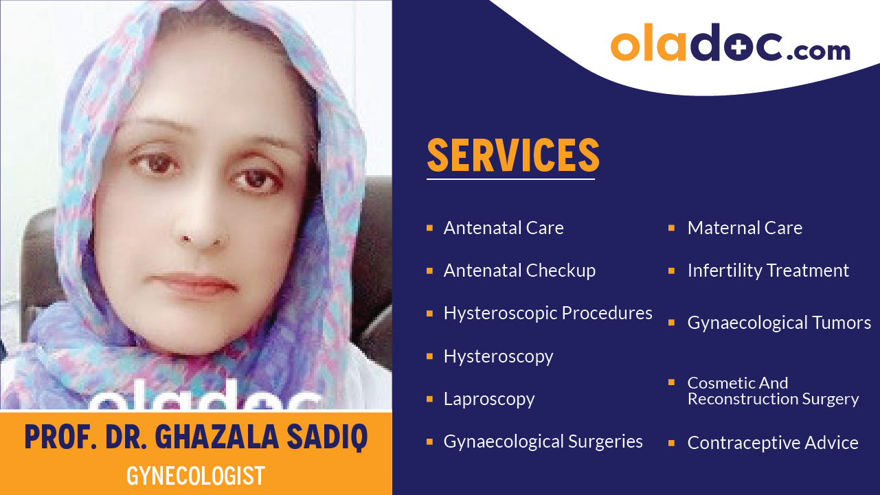 Prof. Dr. Ghazala Sadiq - Gynecologist at Quaid-e-Azam International ...
