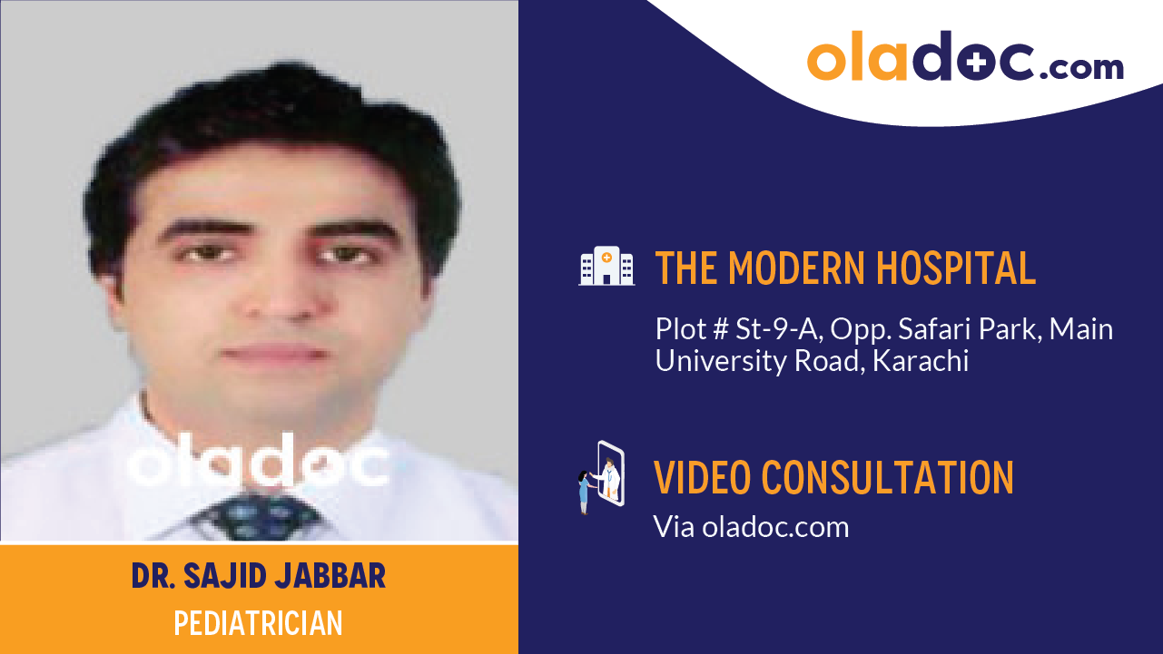 Dr. Sajid Jabbar - Pediatrician at The Modern Hospital | oladoc.com