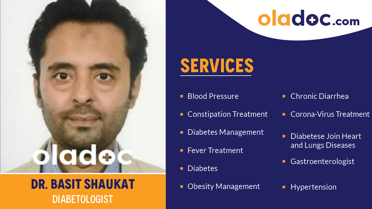 Dr. Basit Shaukat - Diabetologist at Karachi Medicos & Radiology Clinic ...