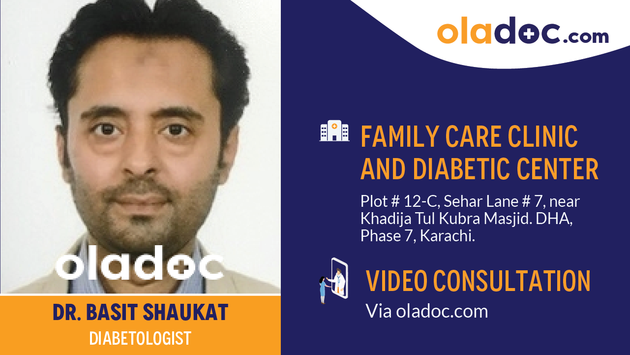 Dr. Basit Shaukat - Diabetologist at Karachi Medicos & Radiology Clinic ...