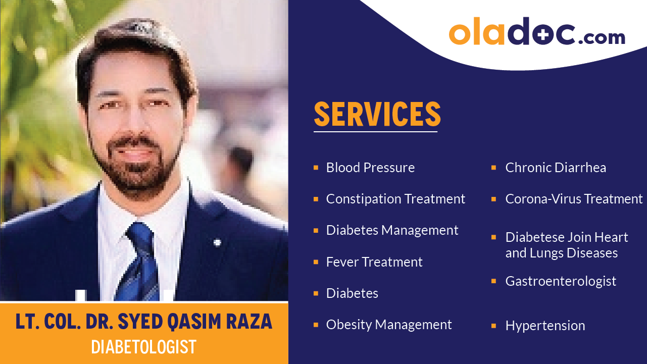 Lt. Col. Dr. Syed Qasim Raza - Diabetologist at Pakistan Medical Clinic ...