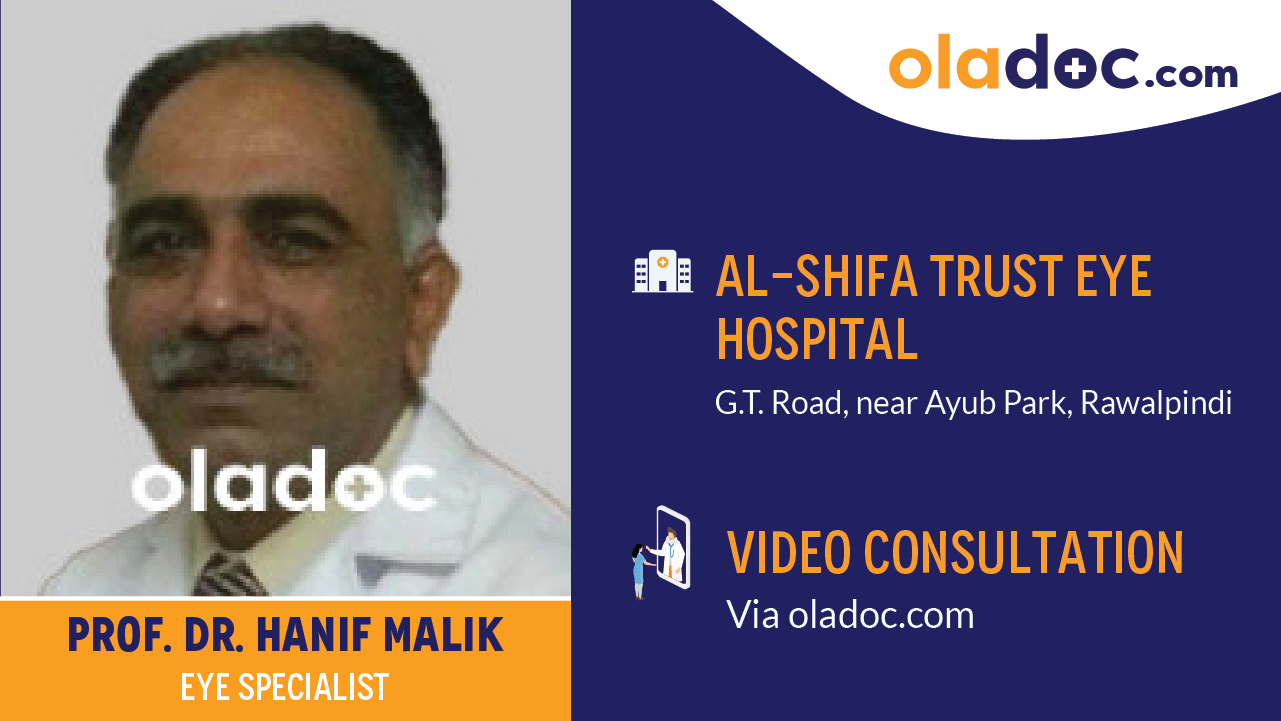 Prof. Dr. Hanif Malik - Eye Specialist at Al-Shifa Trust Eye Hospital ...