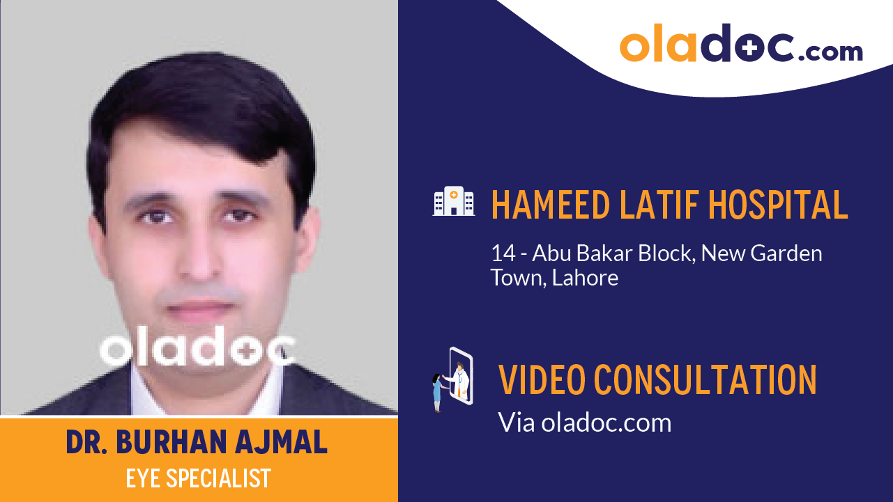 Dr. Burhan Ajmal - Eye Specialist Offering Video Consultation | oladoc.com