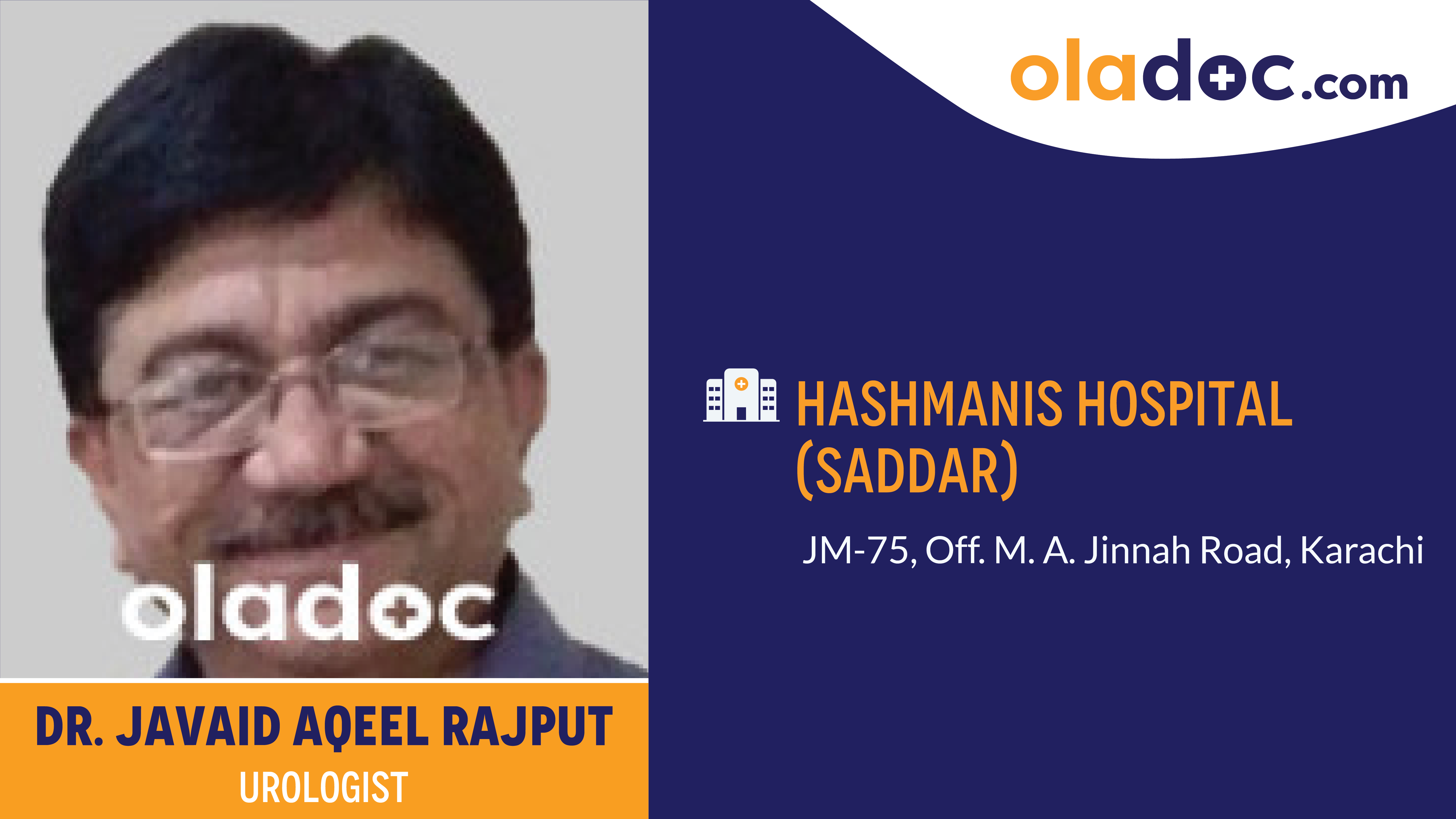 Dr. Javaid Aqeel Rajput - Urologist at Karachi Medical Complex ...