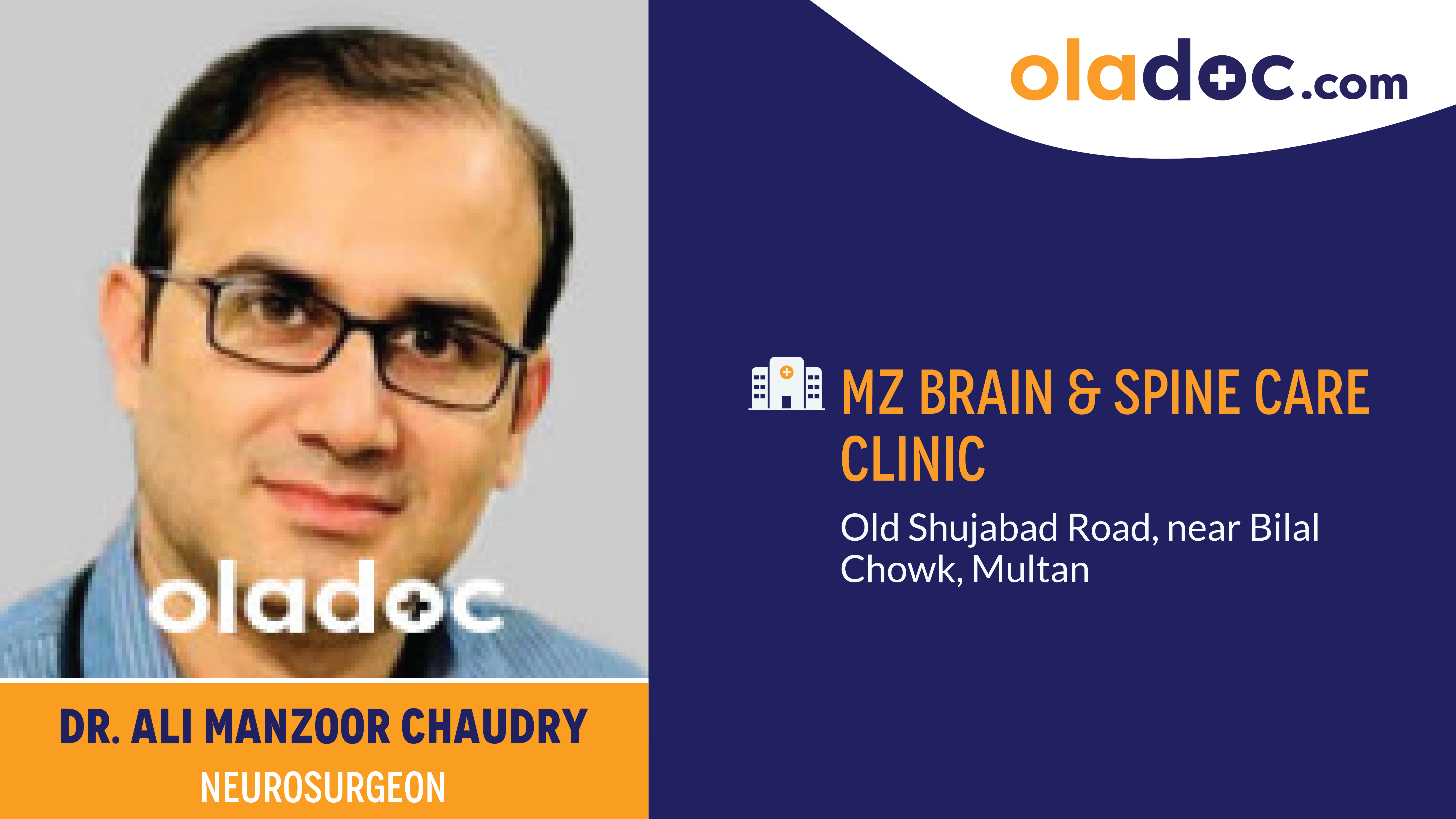 Dr. Ali Manzoor Chaudry - Neurosurgeon at Medicare Hospital (Multan ...
