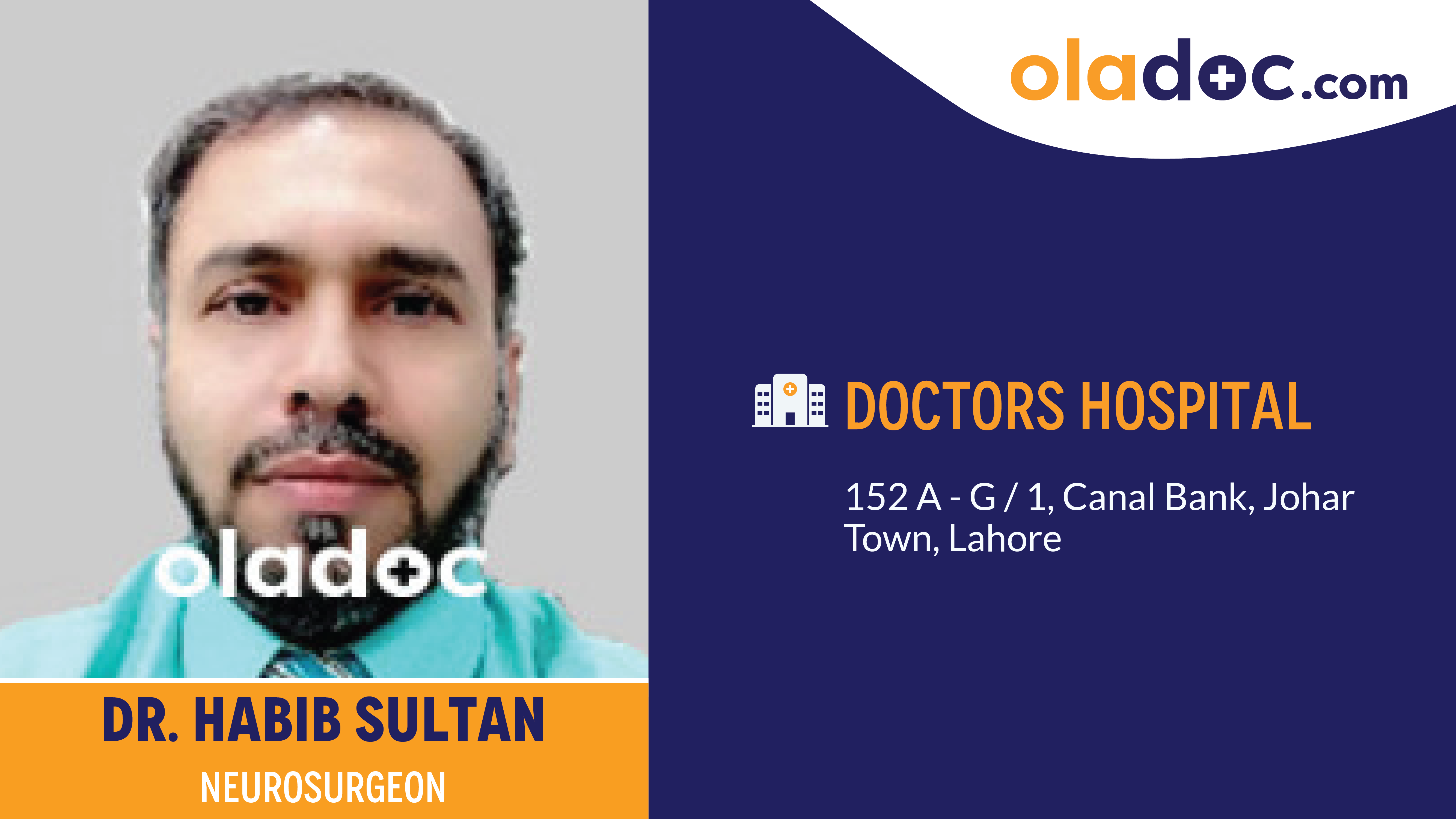 Dr. Habib Sultan - Neurosurgeon at Masood Hospital | oladoc.com