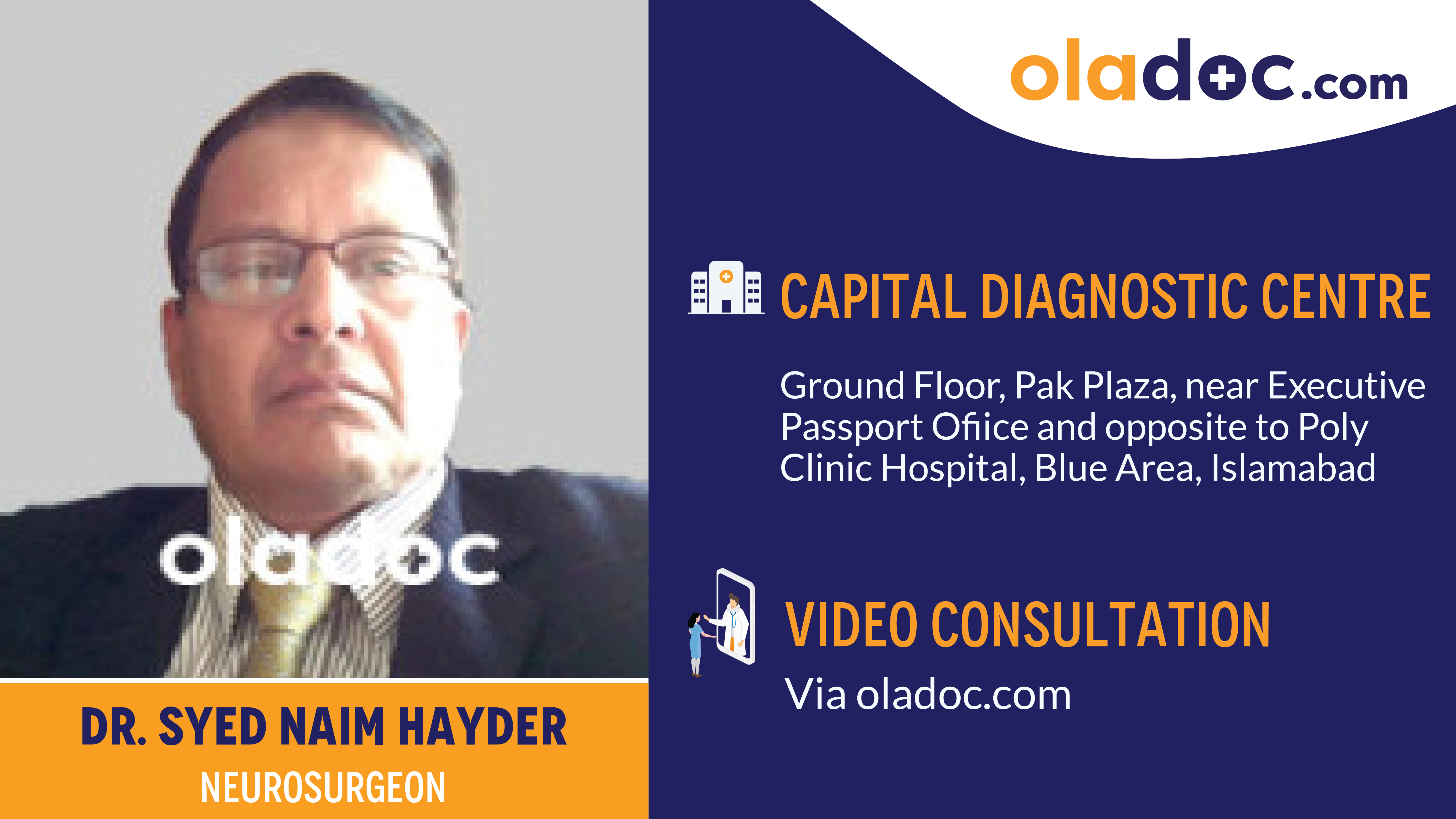 Dr. Syed Naim Hayder - Neurosurgeon at Capital Diagnostic Centre ...