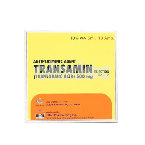Transamin Injection 500mg - Uses, Side Effects, Price in Pakistan ...