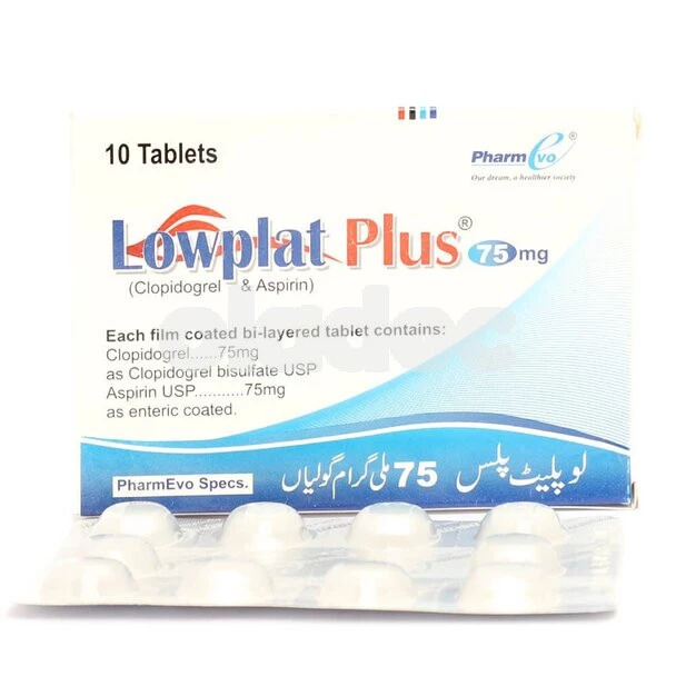 Lowplat Plus Tablet 75mg/75mg - Uses, Side Effects, Price in Pakistan ...