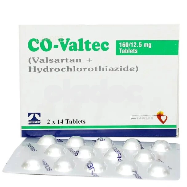 Co-Valtec Tablet 160mg/12.5mg - Uses, Side Effects, Price in Pakistan ...