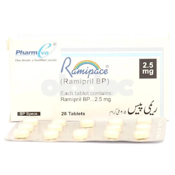 Ramipace Tablet 2.5mg - Uses, Side Effects, Price in Pakistan | oladoc.com