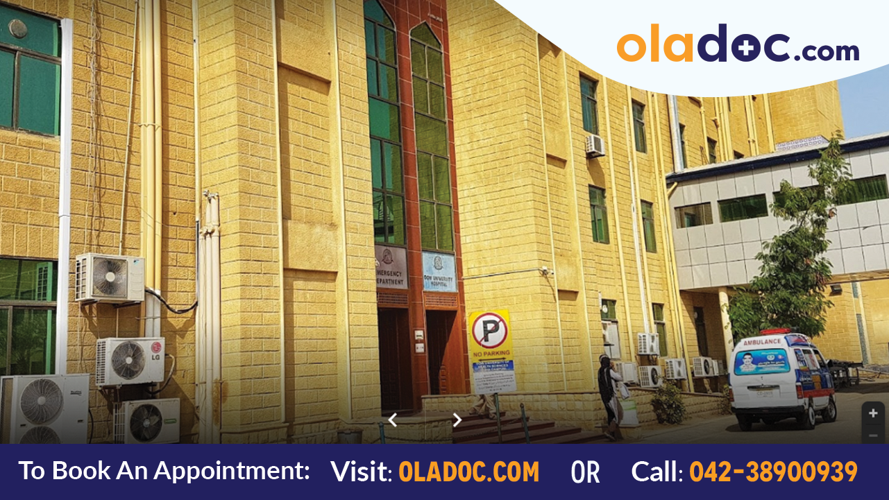 Dow University Hospital (Ojha Camp), Karachi | Doctors List, Fee ...