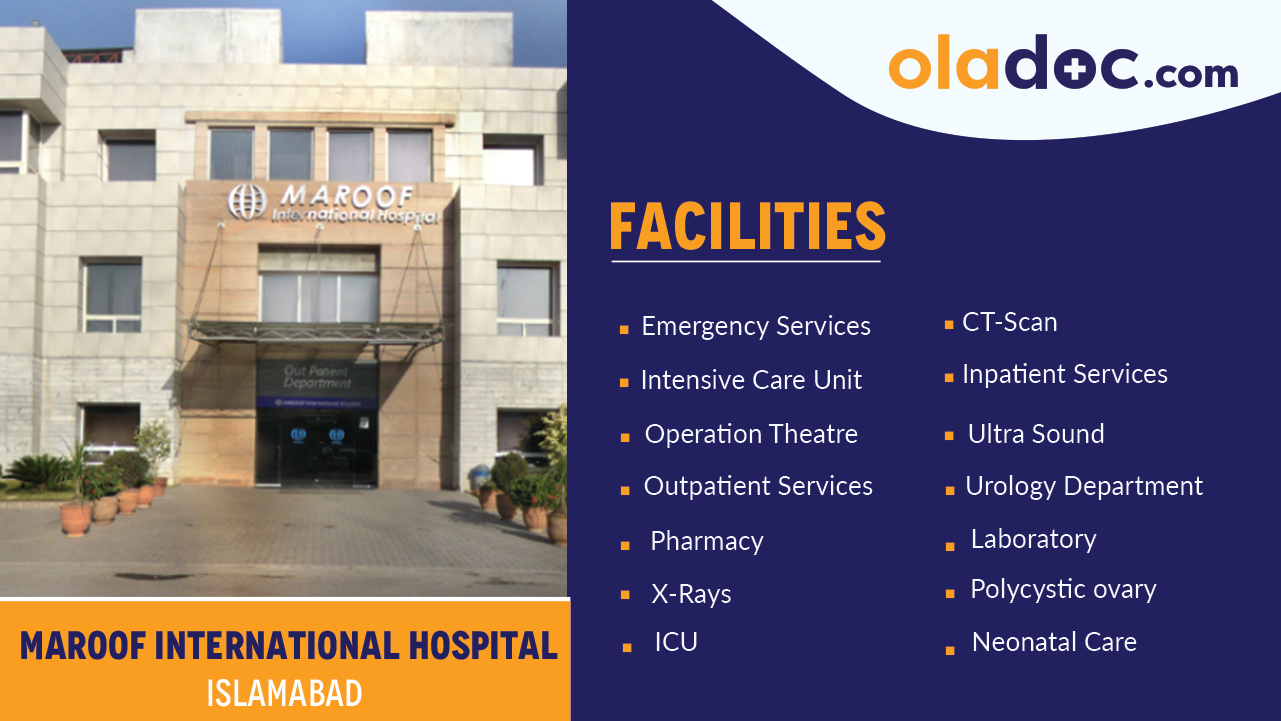 Maroof International Hospital, Islamabad | Doctors List, Fee, Contact ...