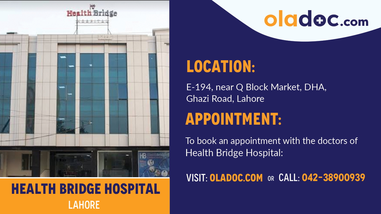 Health Bridge Hospital Lahore | Doctors List, Contact Number, Fees ...